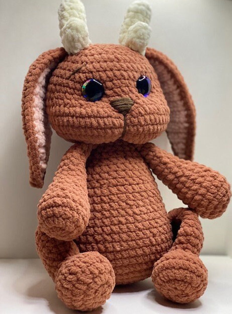 LKC Estra Baby Jackalope Crochet Pattern Pdf Digital Download Spring ...