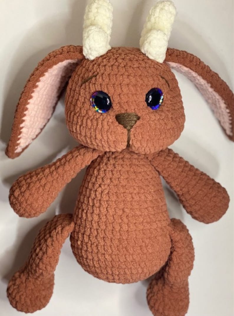 LKC Estra Baby Jackalope Crochet Pattern Pdf Digital Download Spring ...