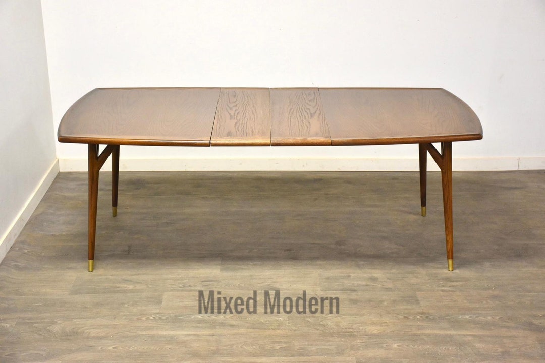 Chesnut MCM Extendable Dining Table - Etsy