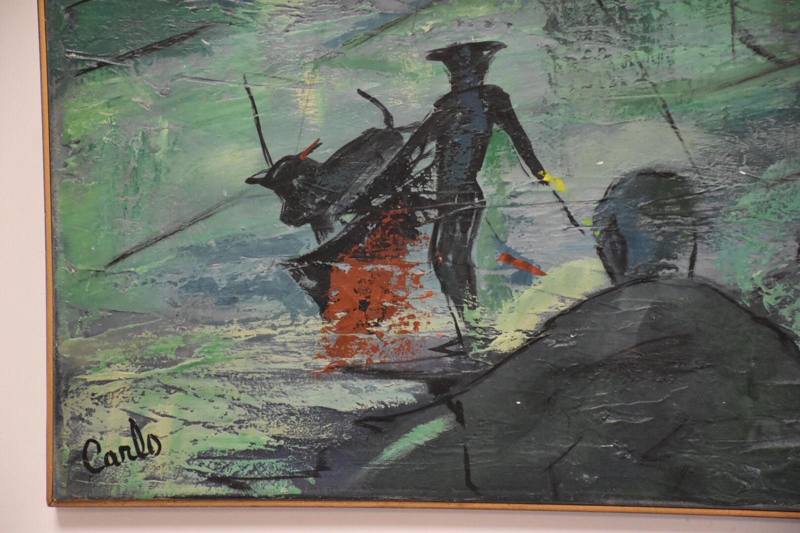Carlo of Hollywood Oil on Canvas Painting - Etsy