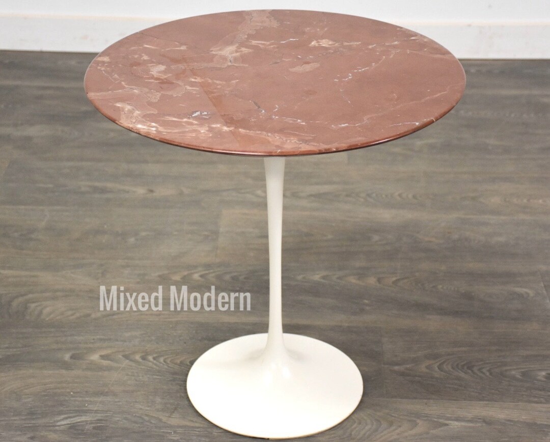 Eero Saarinen Knoll Marble 20” Tulip End Table - Etsy