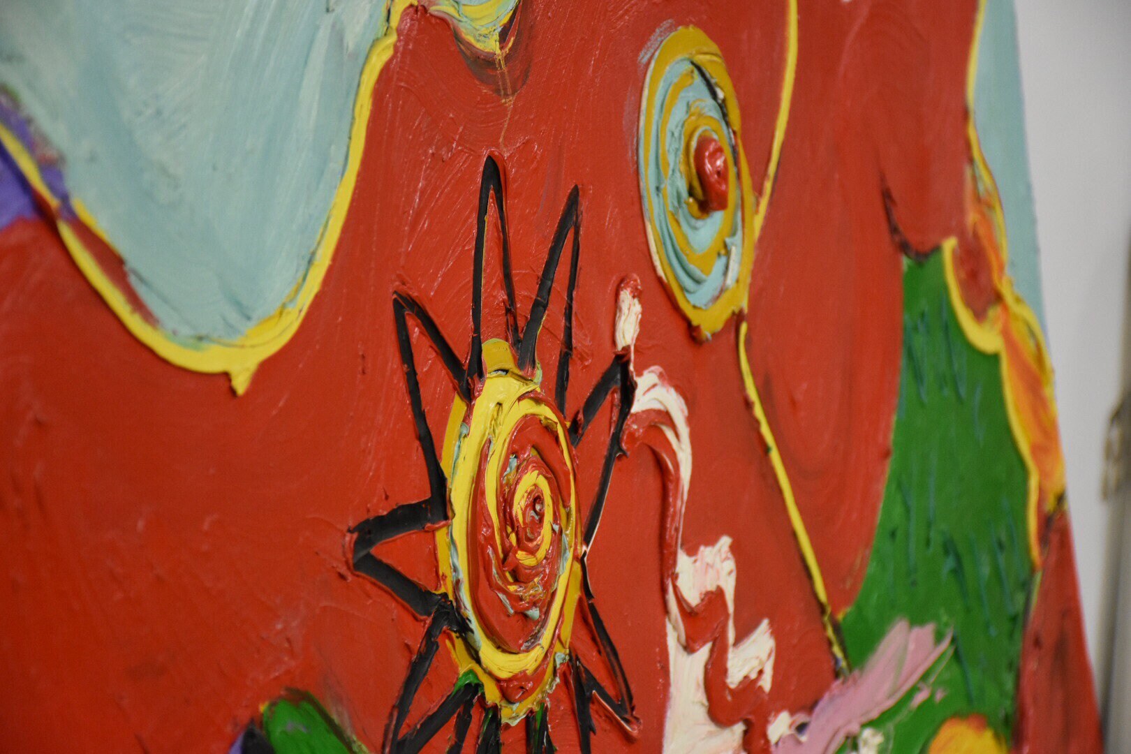 Original Large Peter Diem three Cows Impressionist Painting - Etsy