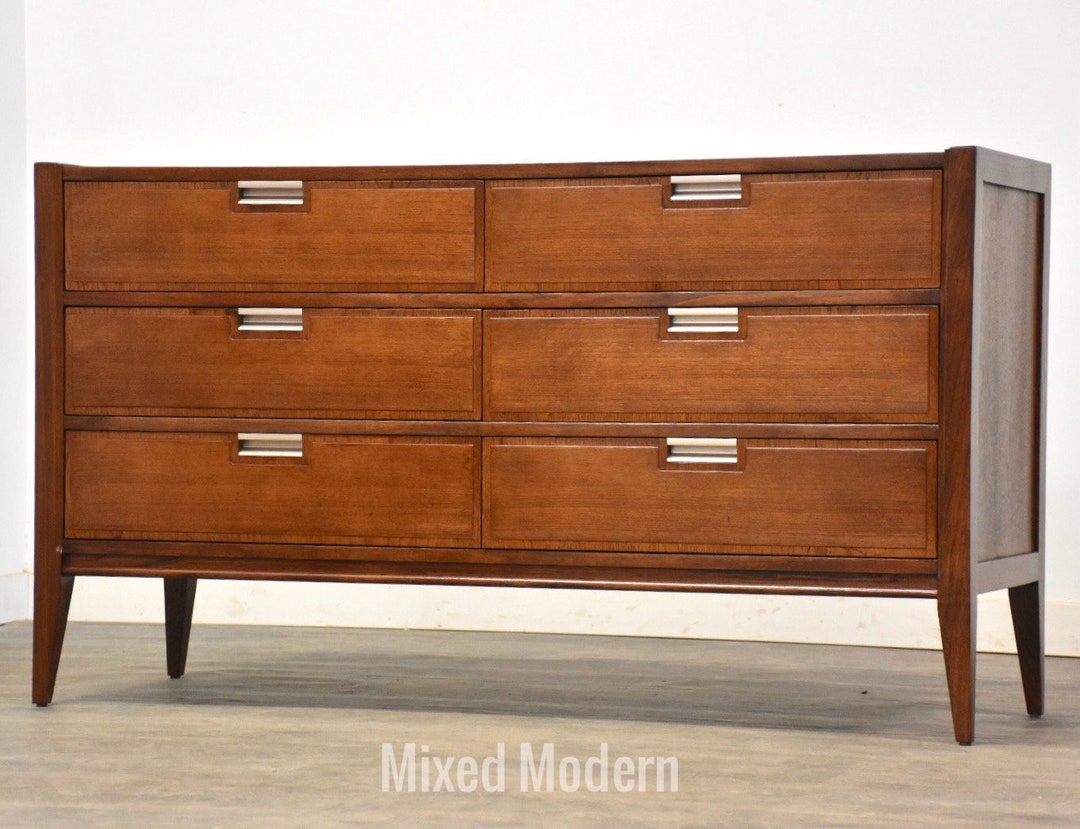 54” Basic Witz Walnut Dresser - Etsy