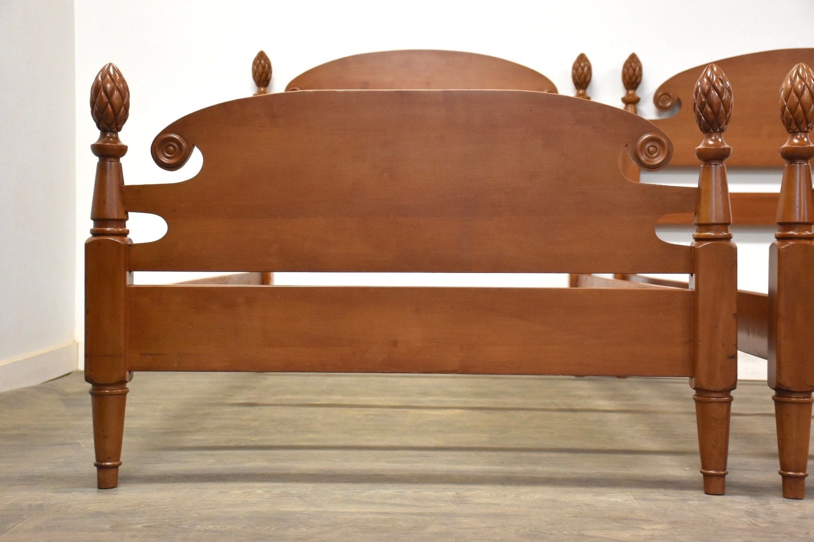 Solid Maple Twin Beds A Pair - Etsy