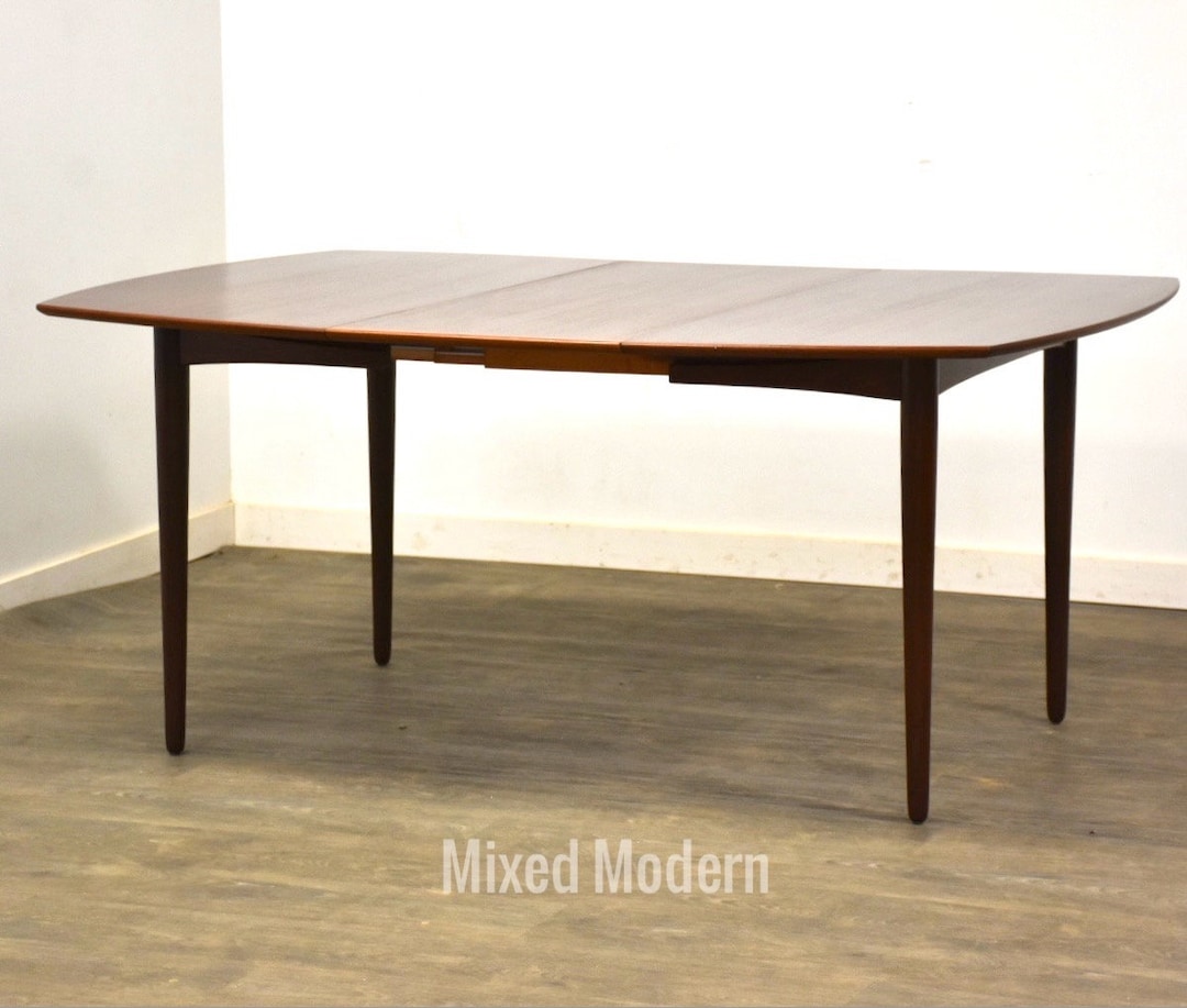 Danish Modern Teak Dining Table - Etsy