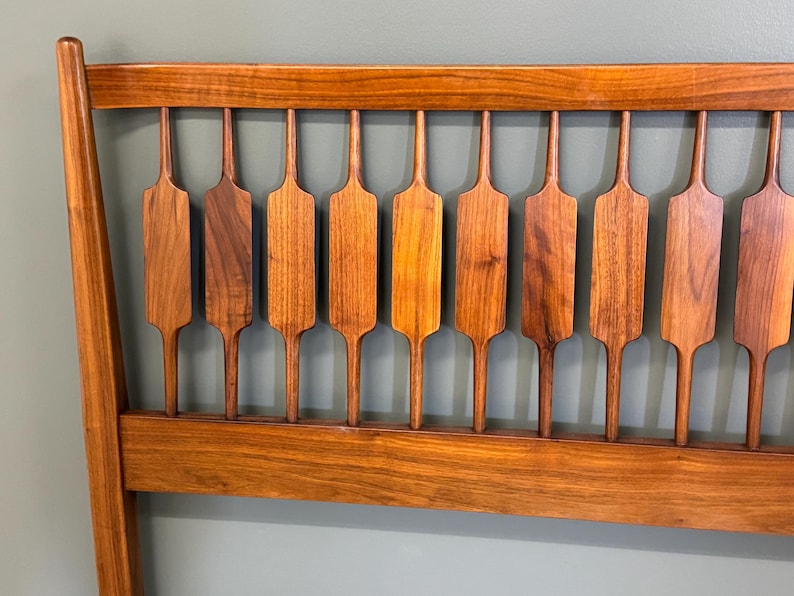 Walnut Kipp Stewart Declaration Drexel Full or Queen Headboard - Etsy