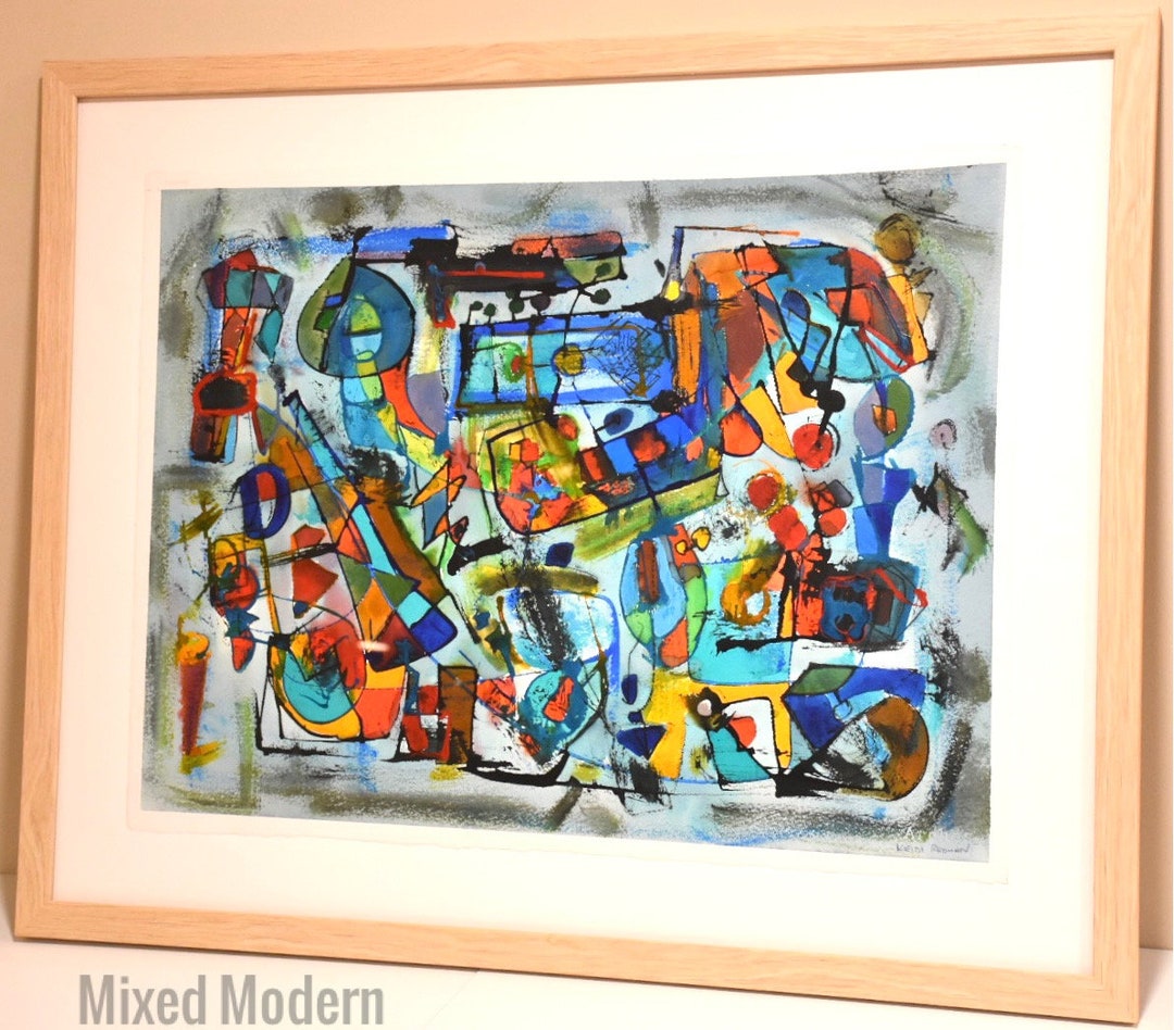 Keith Redman Abstract Paintint - Etsy