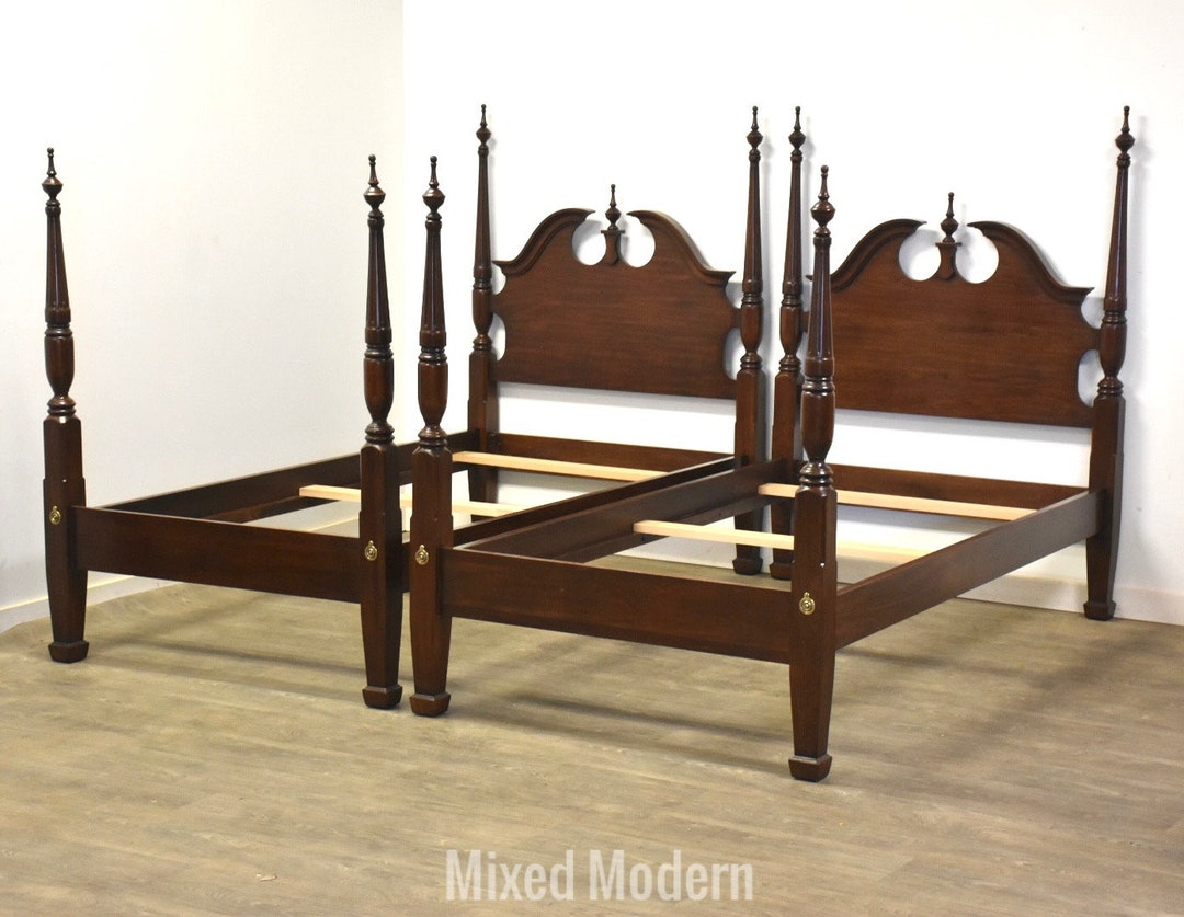 Cherry Twin Beds by Harden A Pair - Etsy