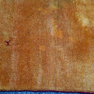 Danish Style Orange Vintage Rug - Etsy