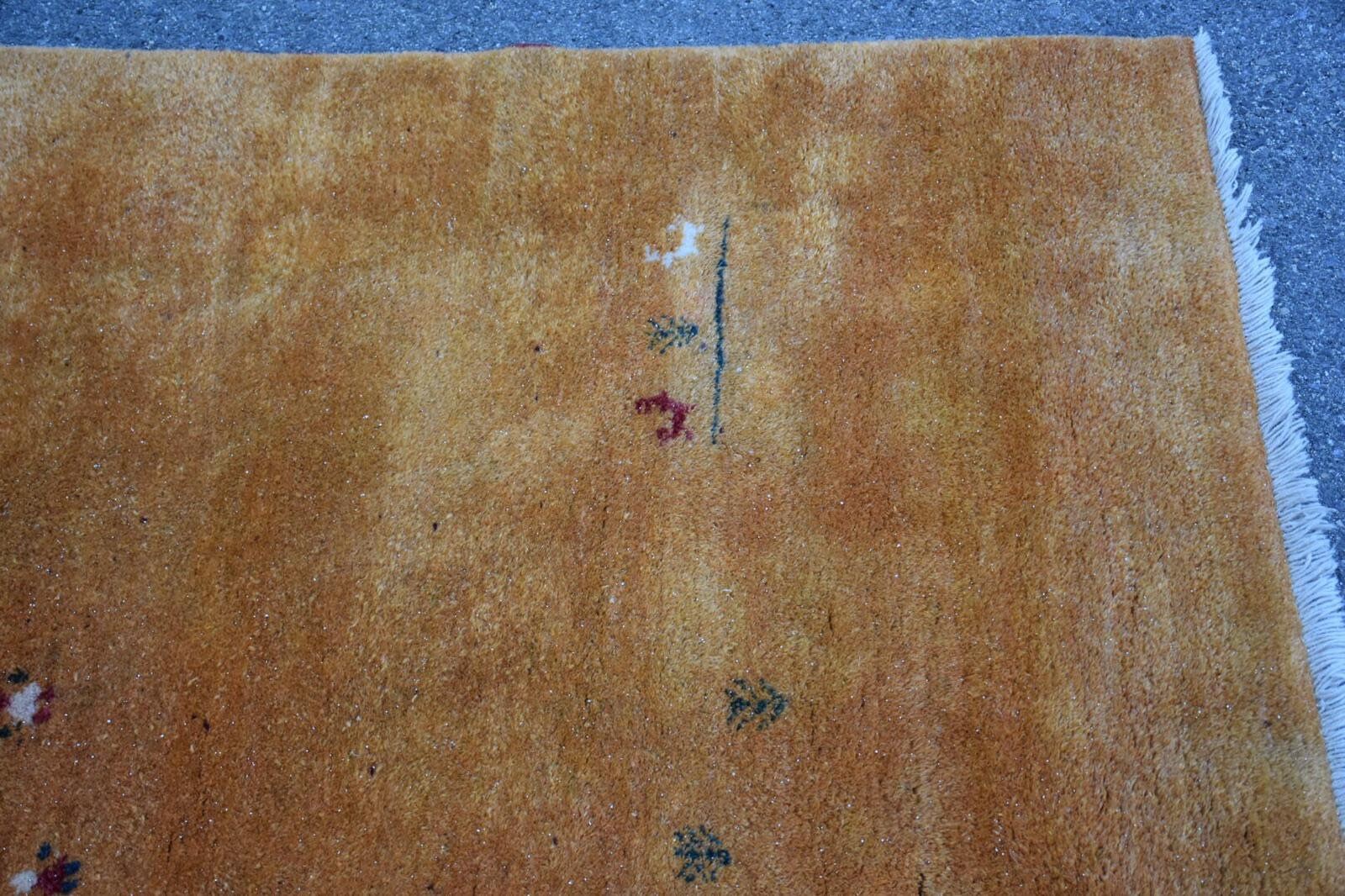 Danish Style Orange Vintage Rug - Etsy