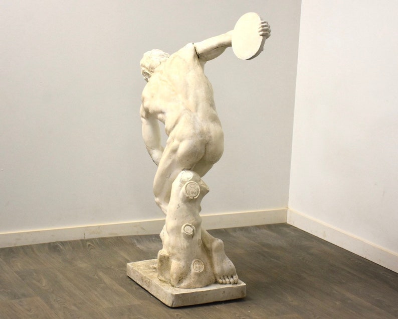 Discus Thrower Large-scale Garden Statue - Etsy
