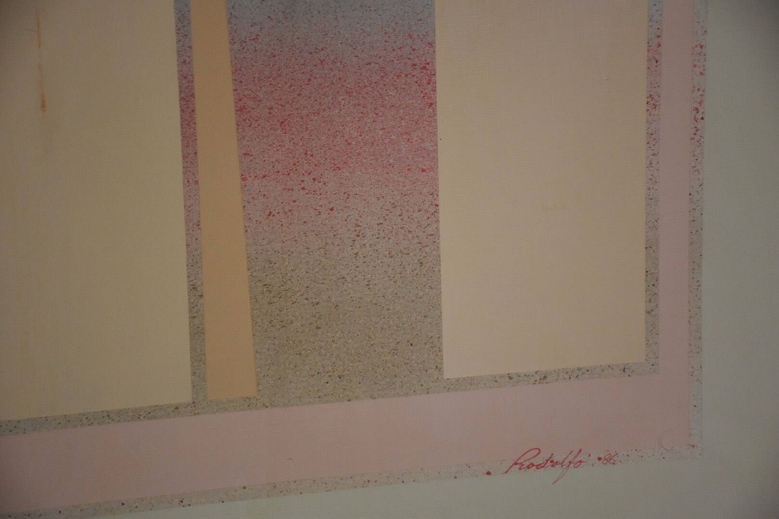 Rodolfo Carlos Signed Abstract Painting - Etsy