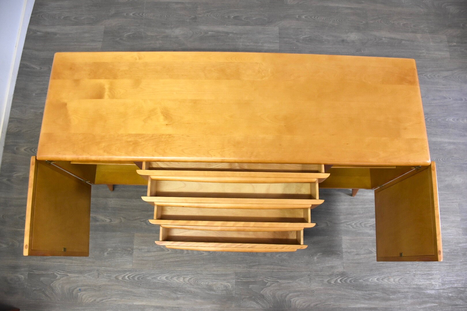 Refinished Maple Credenza by Heywood Wakefield - Etsy