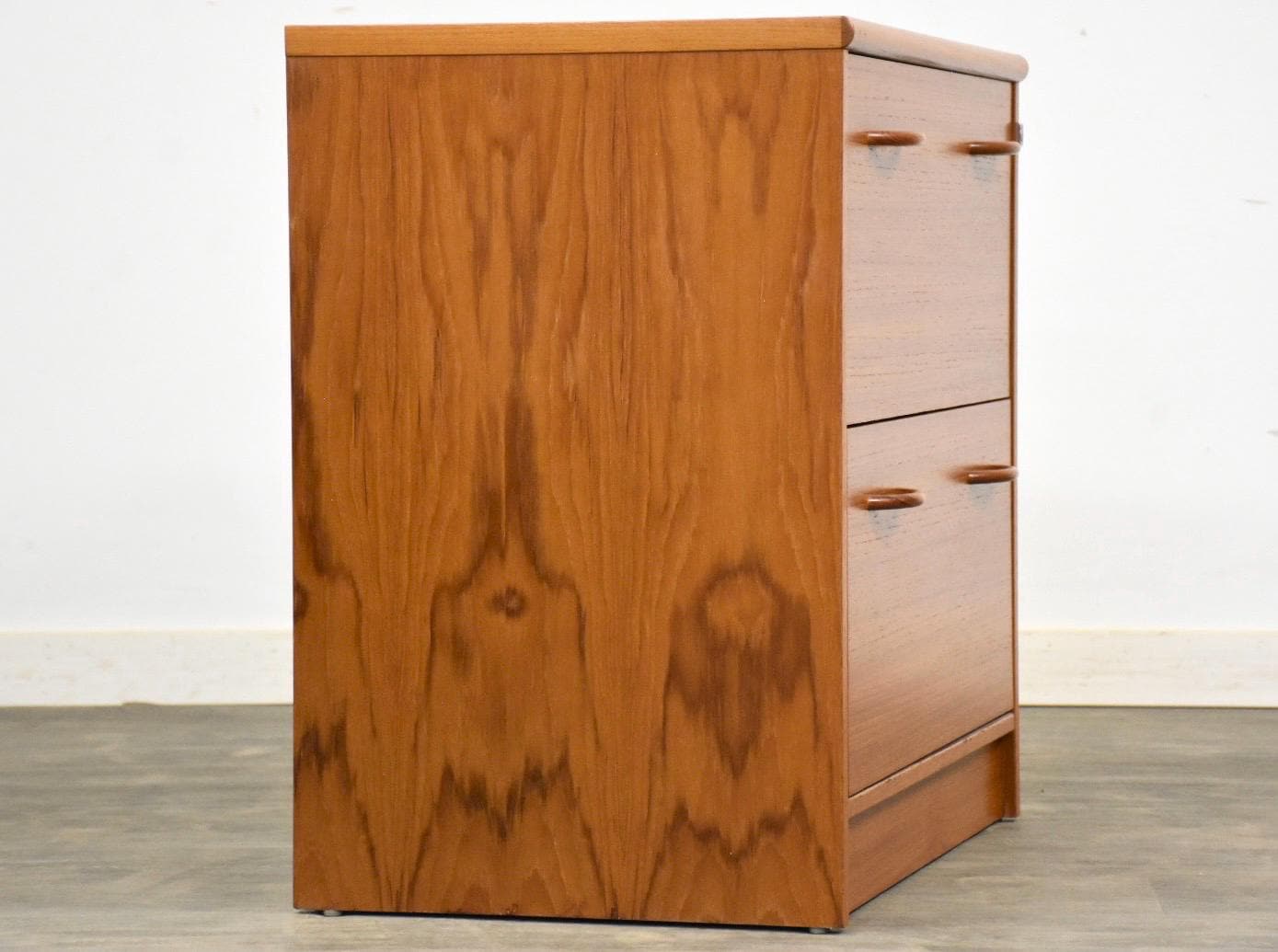 Danish Modern Teak Filing Cabinet - Etsy
