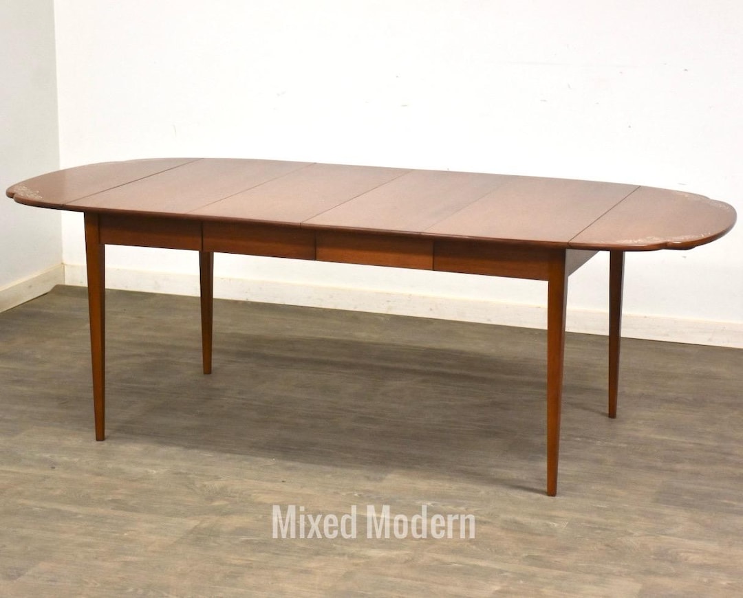 Solid Maple Harvest Dining Table by Hitchcock Furniture - Etsy