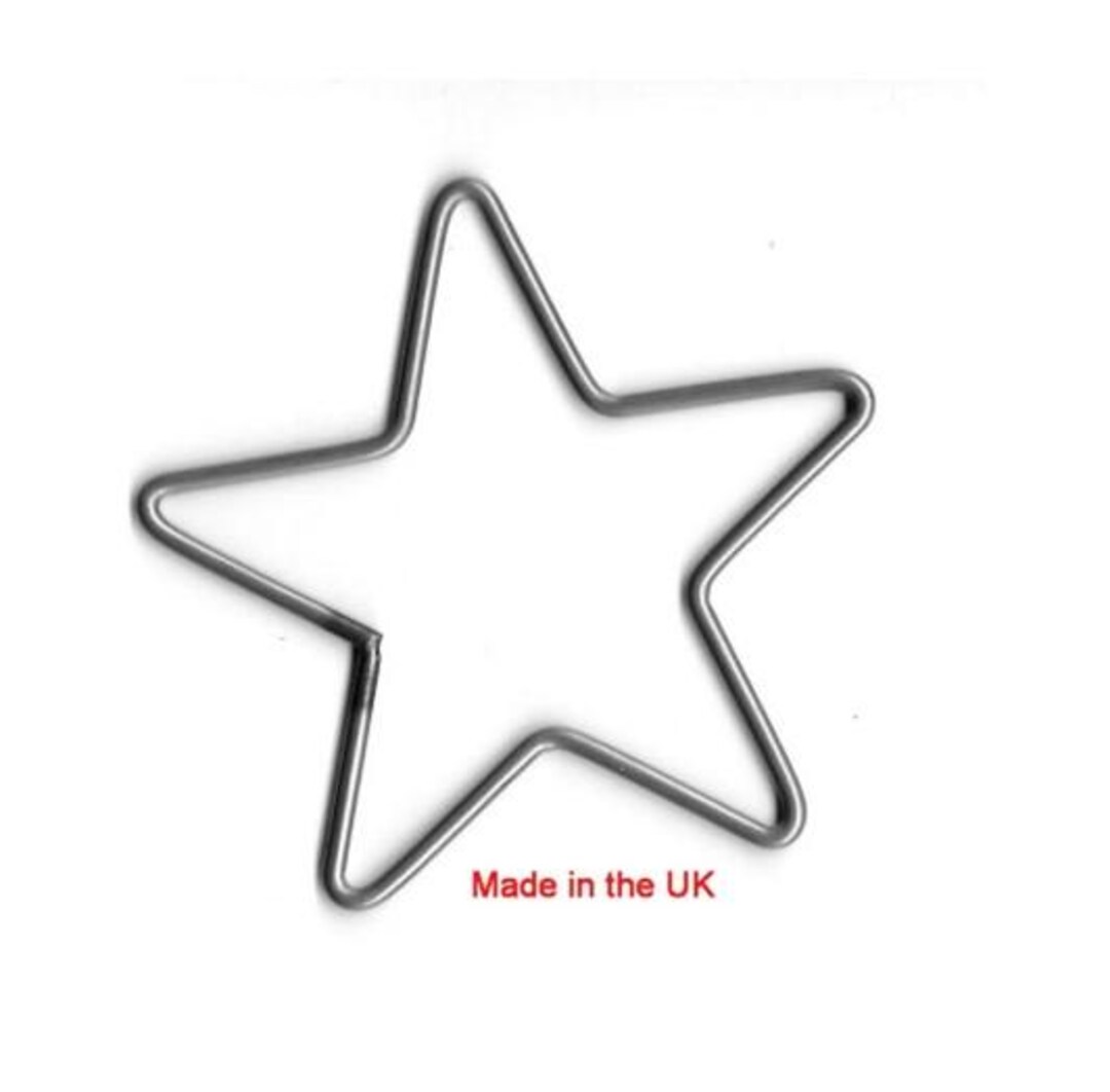 10cm Wire Star for Crafting. 10cm Metal Star Shape for Crafting. Wire ...