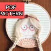 Diy Rag Doll Sewing Kit, Make Your Own Fabric Doll, Doll Making Supply ...