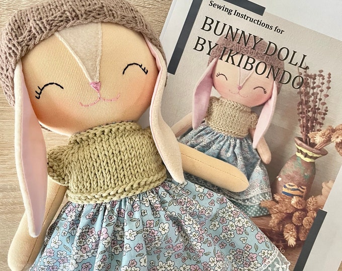 Diy Rag Doll Sewing Kit, Make Your Own Fabric Doll, Doll Making Supply ...