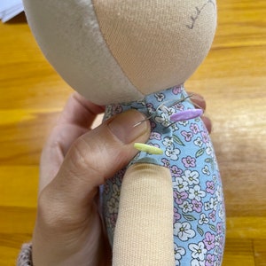 Diy Bunny Rag Doll Sewing Kit, Doll Making Kit, Diy Doll Supply Fabric ...