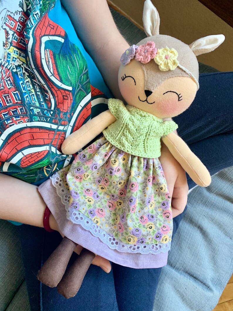 Soft Fox Rag Doll Woodland Animal Toys Fox Fabric Toy - Etsy