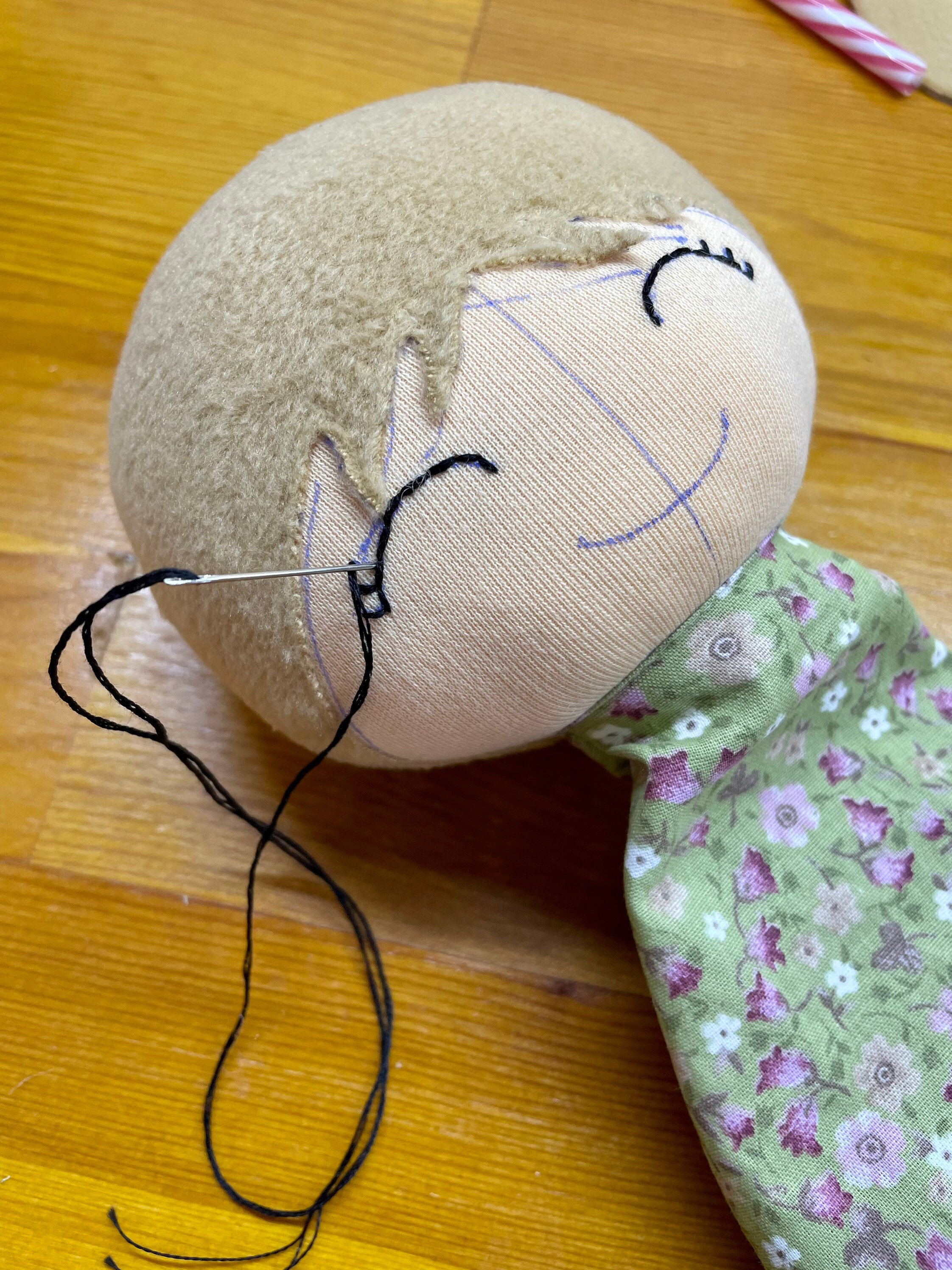 Diy Rag Doll Sewing Kit Make Your Own Fabric Doll Doll - Etsy Australia