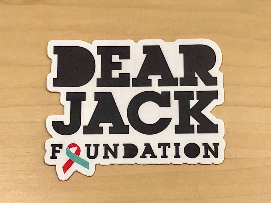 Dear Jack Foundation Weatherproof Stickers - Etsy