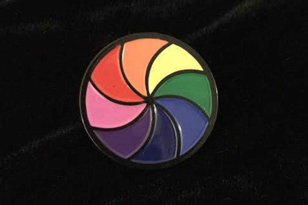 Rainbow Parachute Enamel Pin - Etsy
