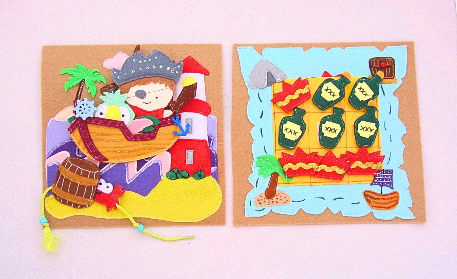 Pirate Quiet Book Pirate Busy Book Pirate Felt Book for - Etsy