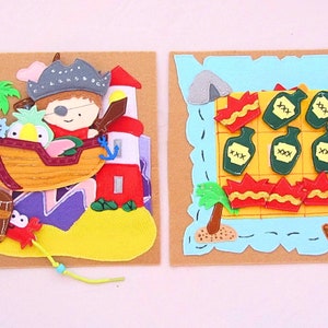 Pirate Quiet Book Pirate Busy Book Pirate Felt Book for - Etsy