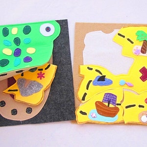 Pirate Quiet Book Pirate Busy Book Pirate Felt Book for - Etsy