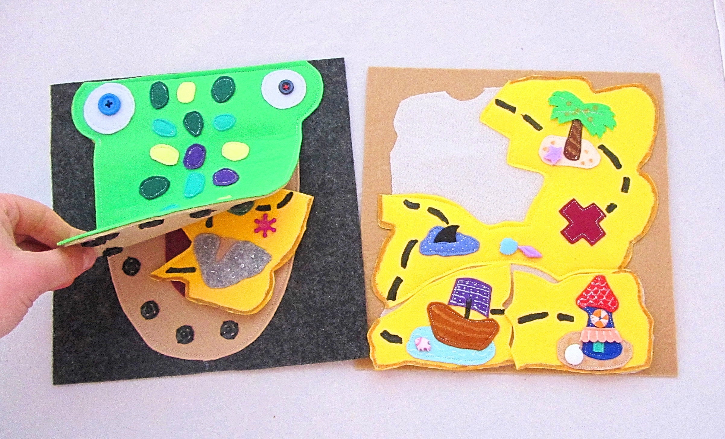 Pirate Quiet Book Pirate Busy Book Pirate Felt Book for - Etsy