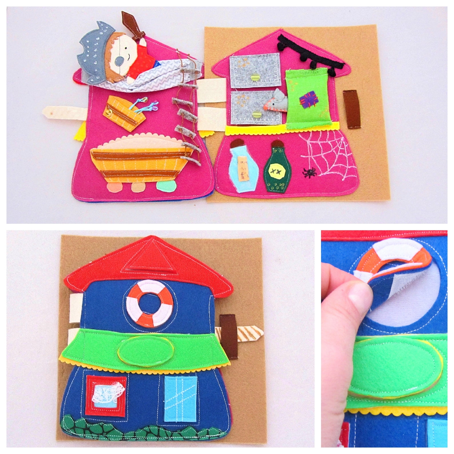 Pirate Quiet Book Pirate Busy Book Pirate Felt Book for - Etsy