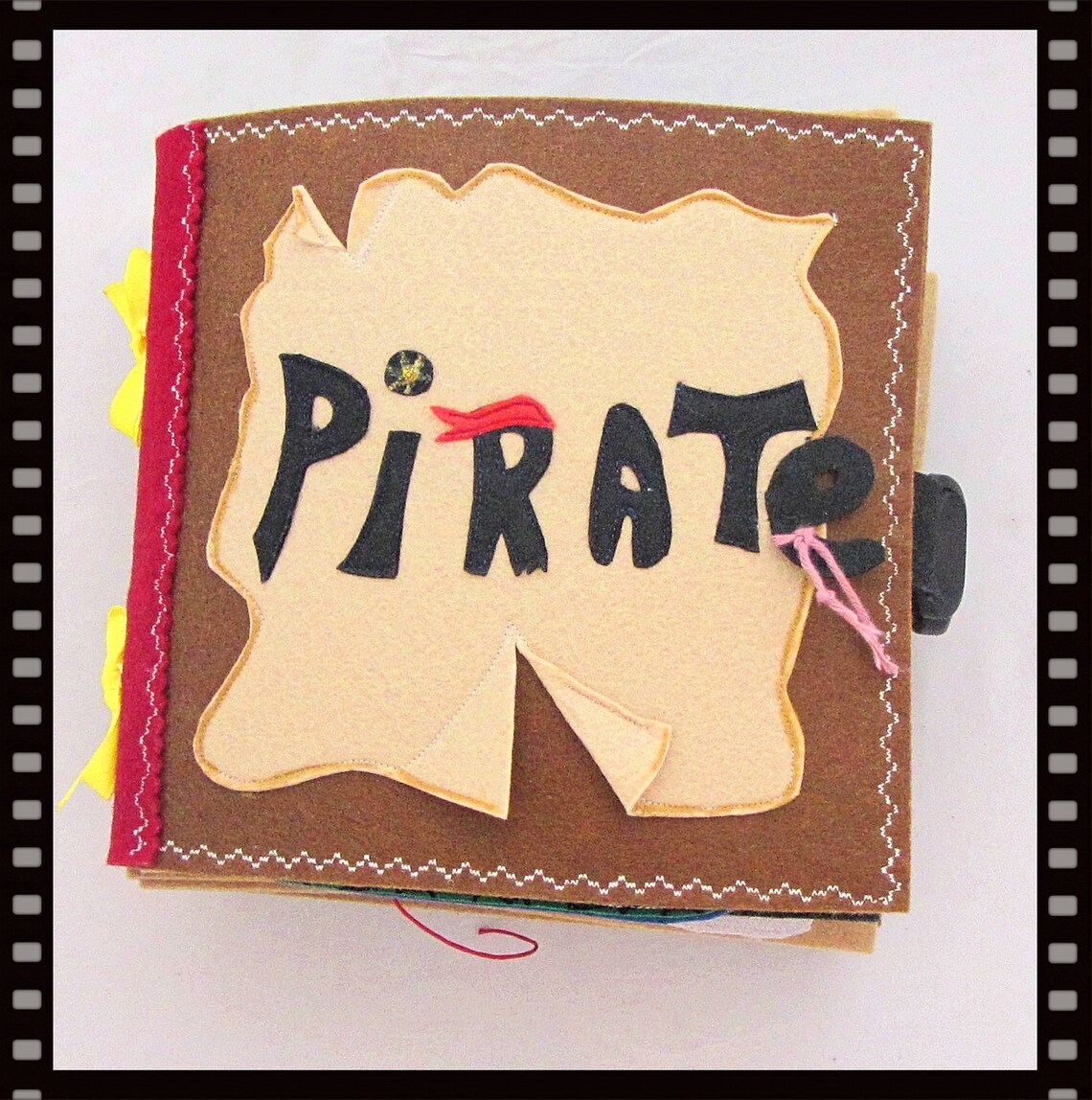 Pirate Quiet Book Pirate Busy Book Pirate Felt Book for - Etsy
