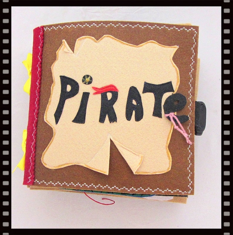 Pirate Quiet Book Pirate Busy Book Pirate Felt Book for - Etsy