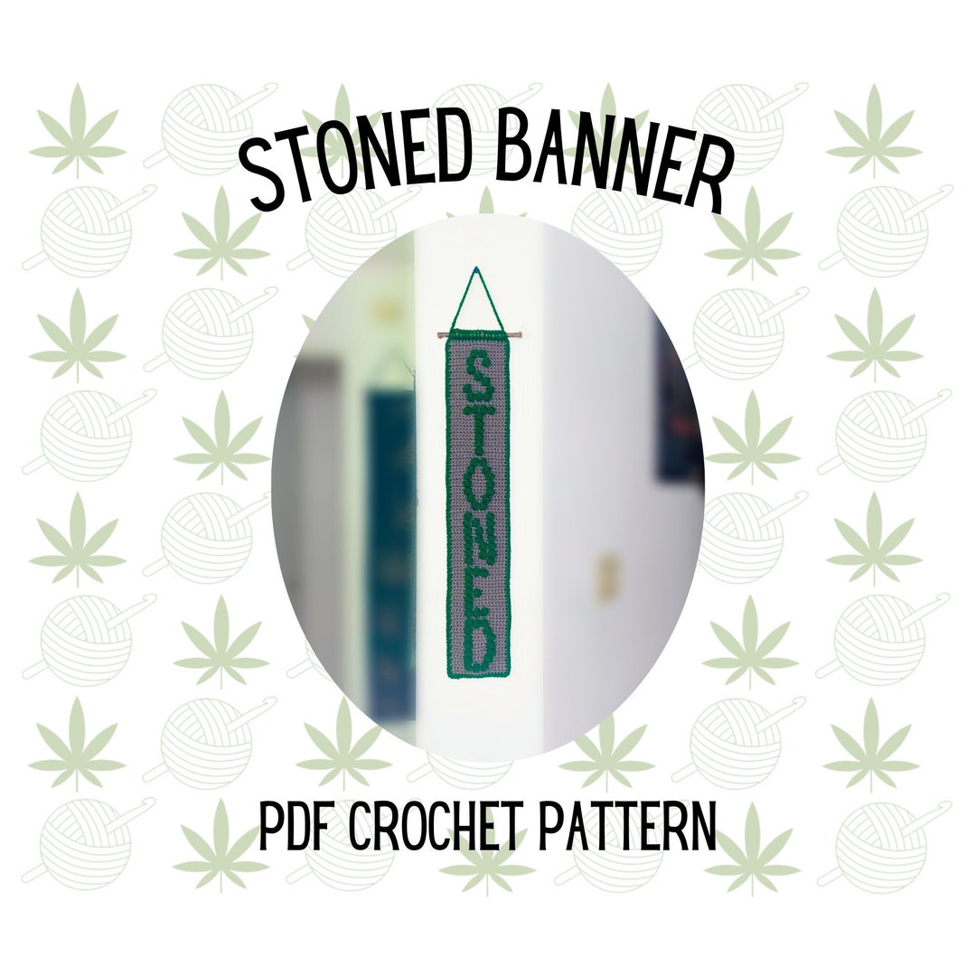 Crochet Pattern Stoned Banner Pattern Crochet Banner - Etsy