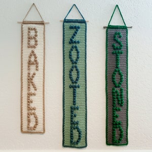 Crochet Pattern | Stoned Banner Pattern | Crochet Banner Pattern ...