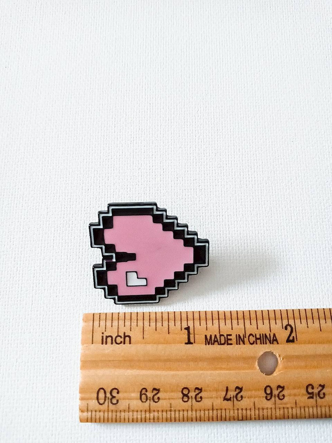 Retro 8 Bit Pink Video Game Heart Brooch Lapel Pin - Etsy