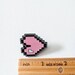 Retro 8 Bit Pink Video Game Heart Brooch Lapel Pin - Etsy