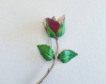 Red Rose Vintage Jewelry - Etsy