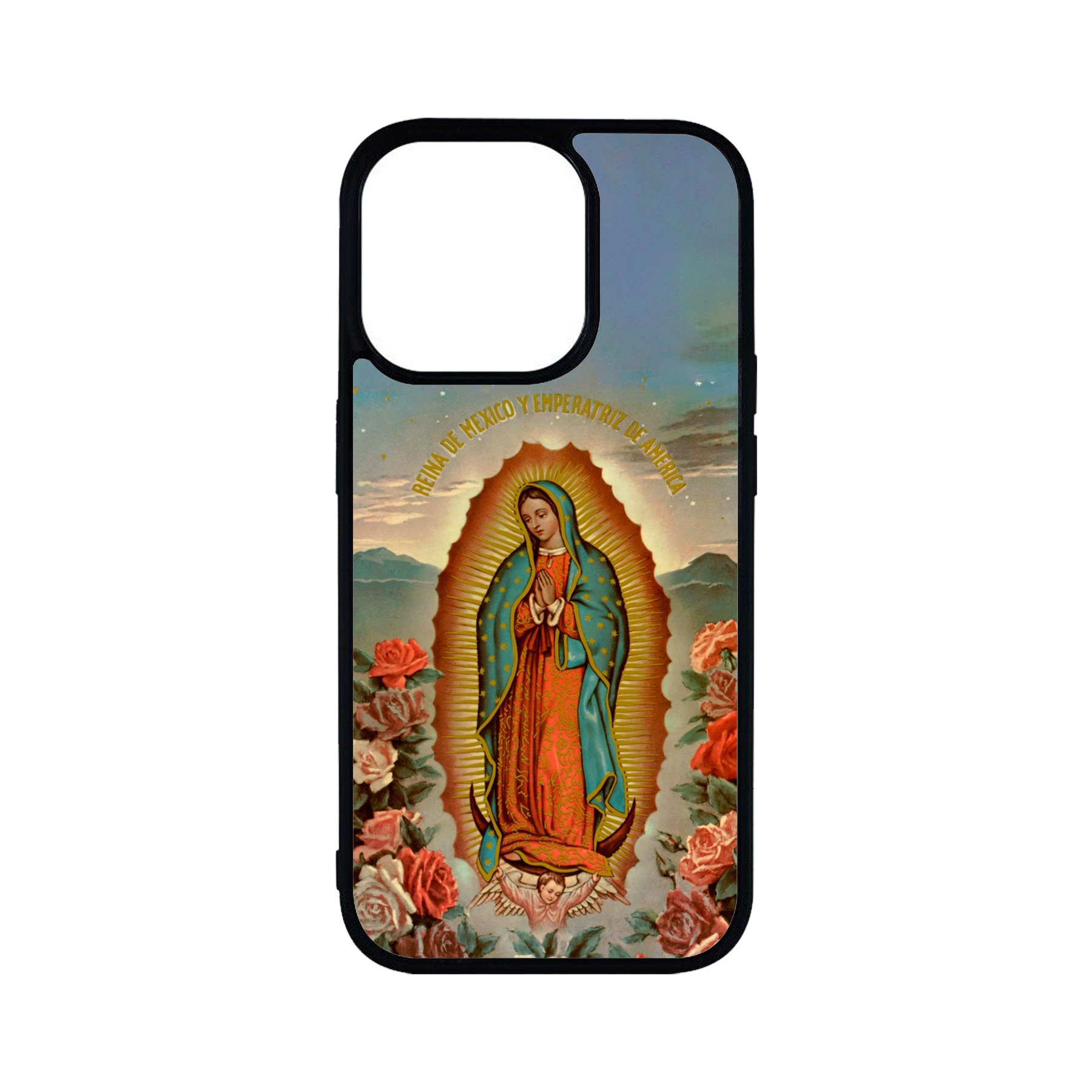 Virgen De Guadalupe Phone Case | Virgencita | Reina De Mexico | Funda ...