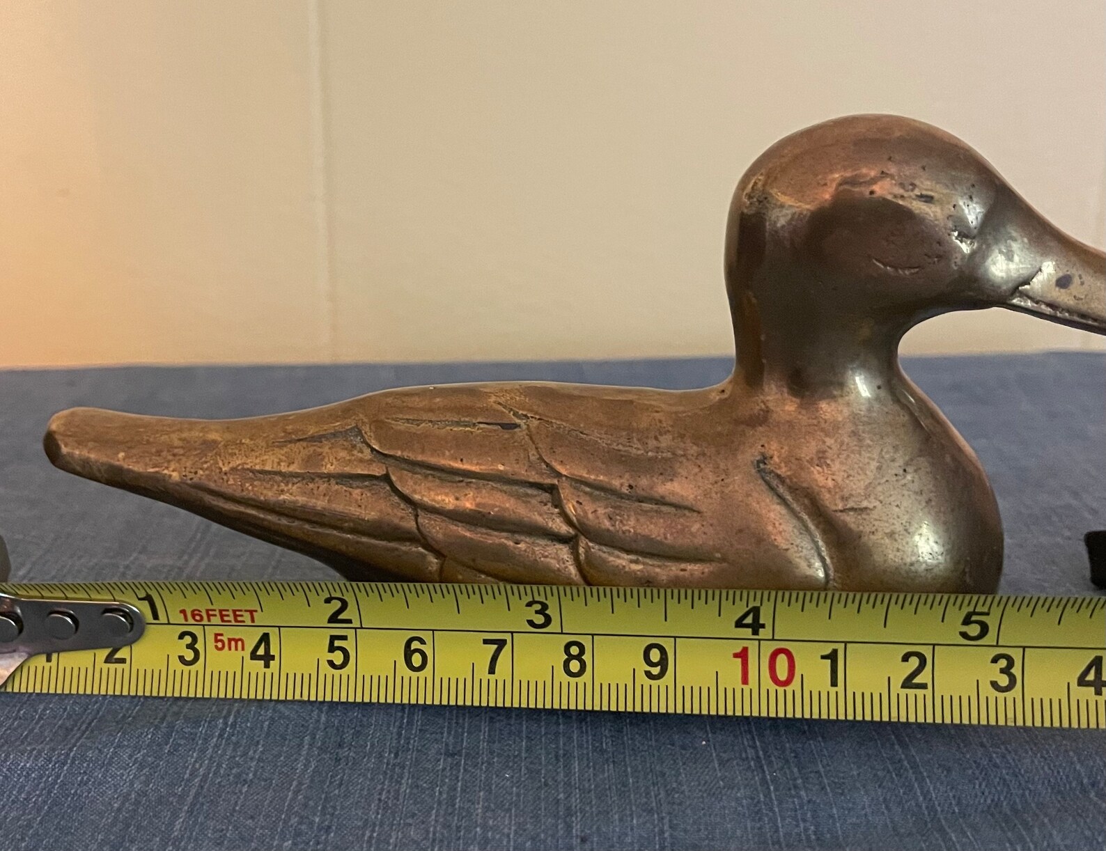 Mid Century Brass Duck - Etsy