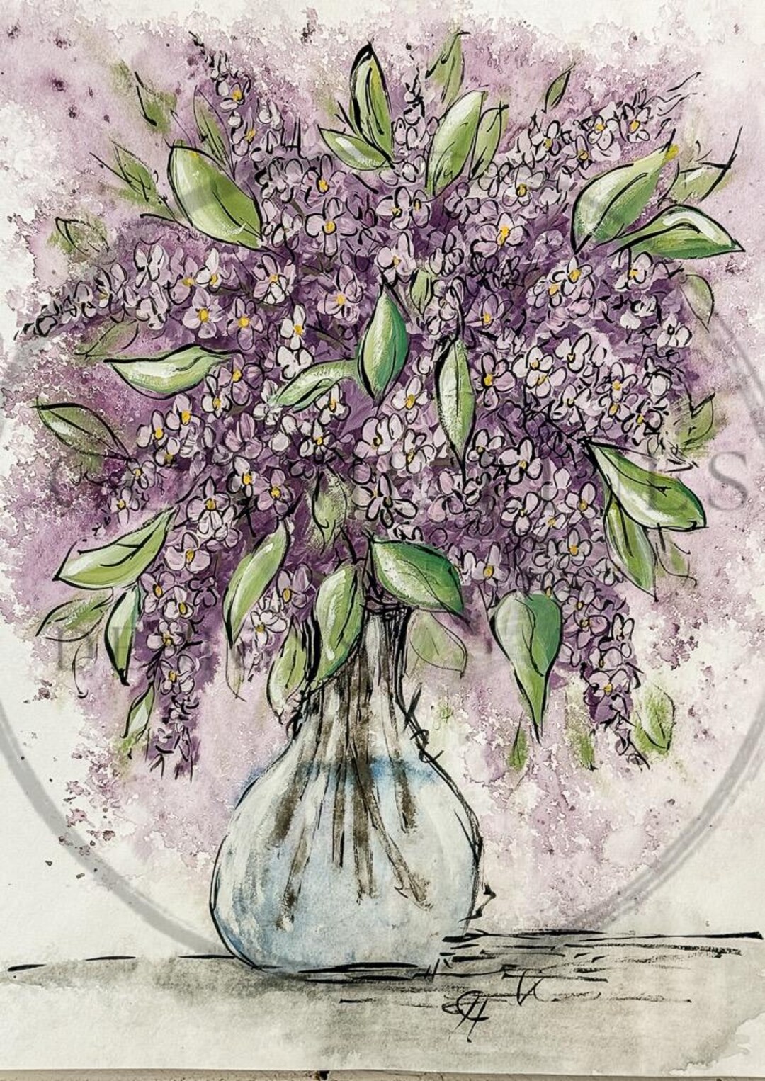 Lilac You More – Connie Lines and Designs Rice Paper - Etsy