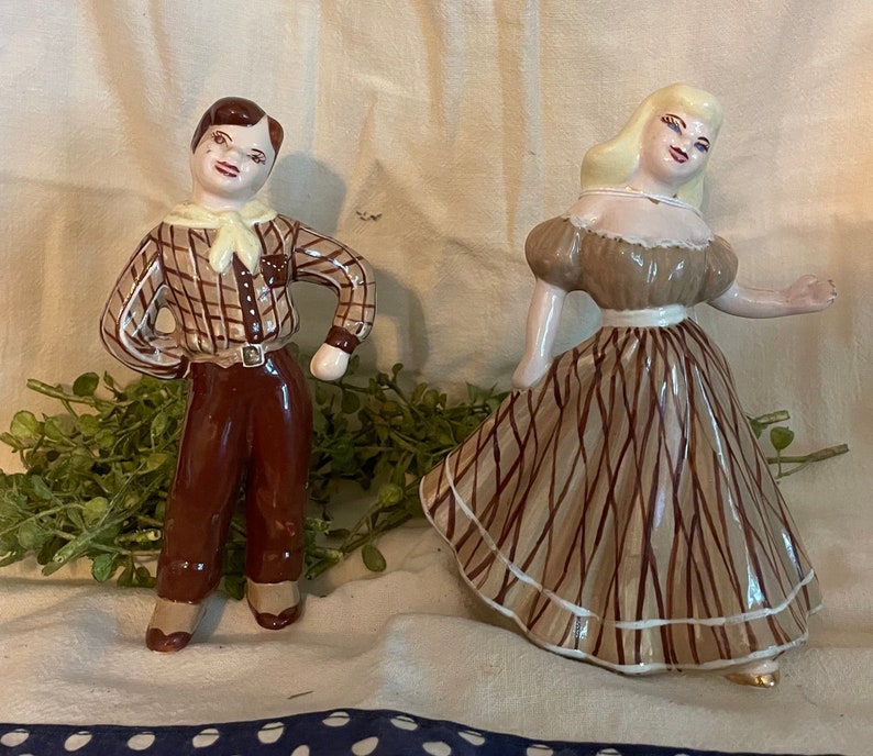 Set of Vintage Southern Country Style Figurines - Etsy