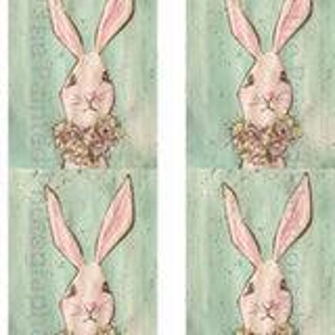 Flopsy 3x5 - Connie Lines and Designs Rice Paper - Etsy