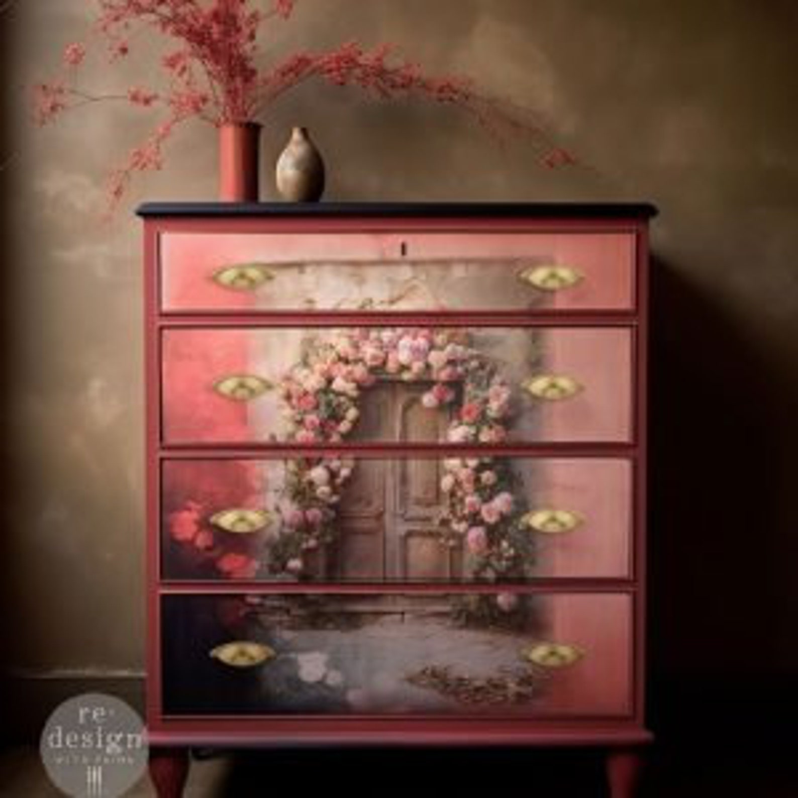 Decoupage Decor Tissue Paper Pack BLUSH BLOSSOM BOULEVARD 3 Sheets, 19 ...