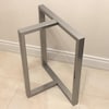 Chrome Leg Cap, Metal Ferrule, Leg Tip, End Cap, Furniture Leg, Square ...