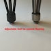 Set(4) 6" to 16" Four Rod Pin Table Legs, Steel Legs, Coffee Table Leg ...