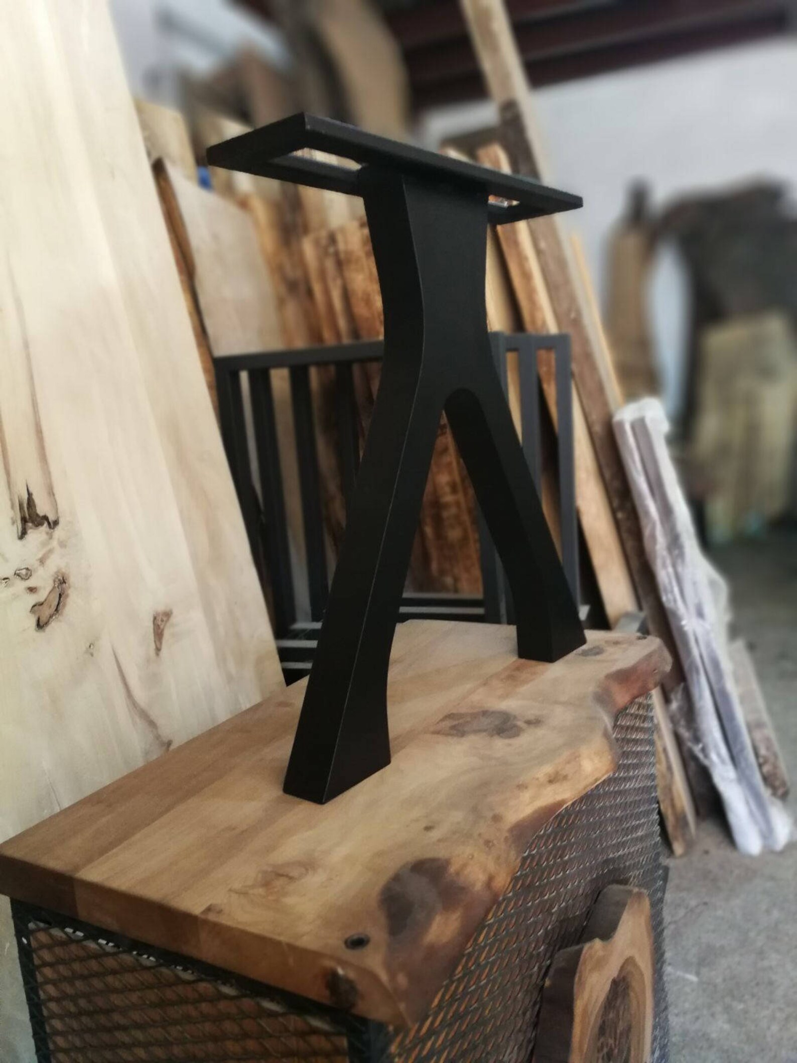 28 Metal Table Legs A Legs Steel Base Width 24 | Etsy