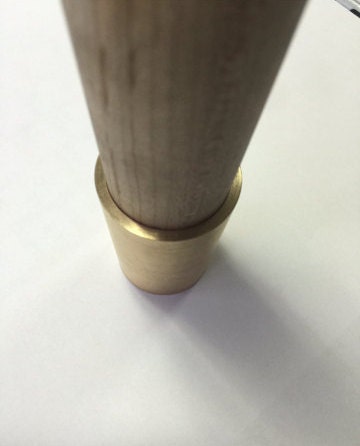 Tapered Ferrule, Sabot, Round End Cap, Furniture Leg Tip, Tapered Leg ...