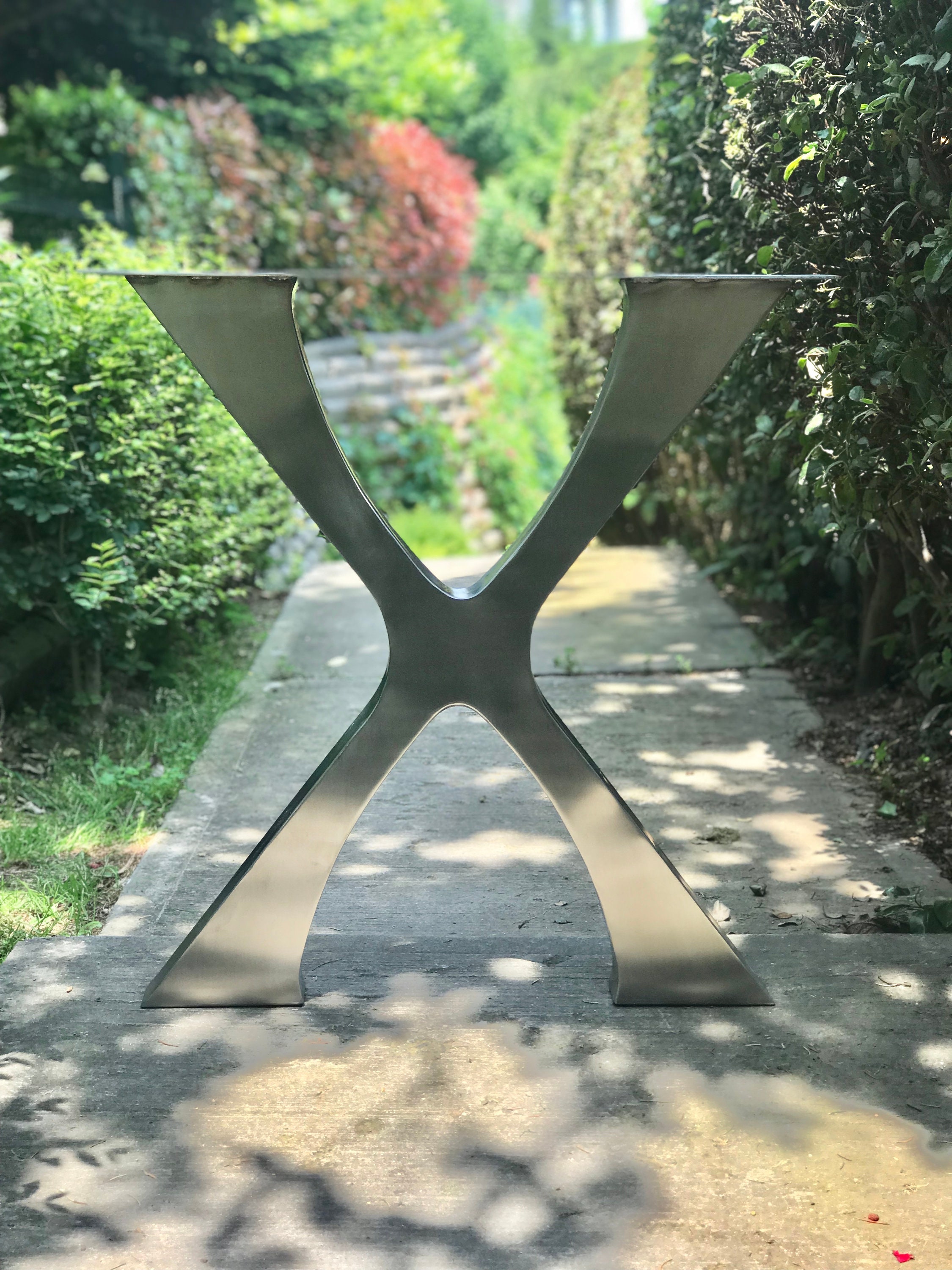 28 X Frame X Leg Metal Table Legs Steel Base Dining | Etsy